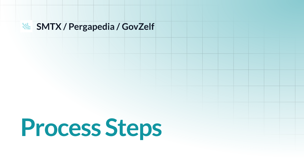 Process Steps | Pergapedia / SSP7